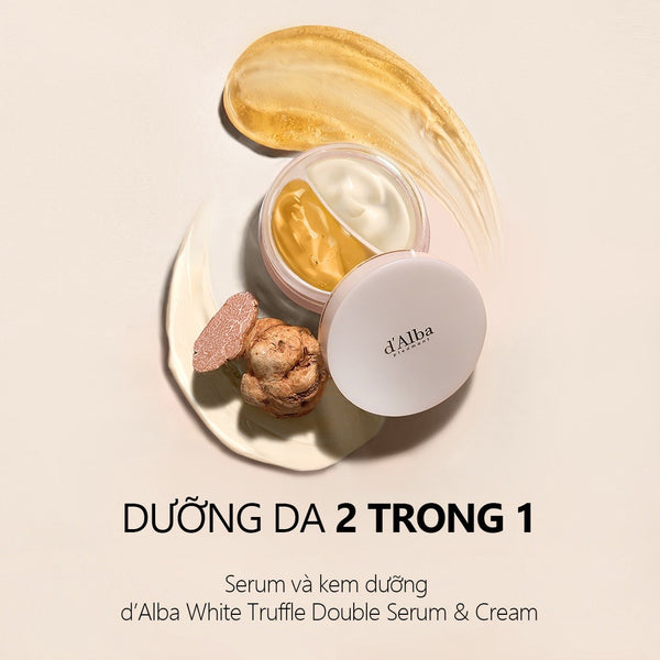 D'ALBA White Truffle Double Serum & Cream 70g Online in Australia | Kim Glowy